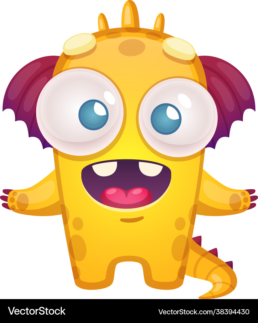 Cute beast icon Royalty Free Vector Image - VectorStock