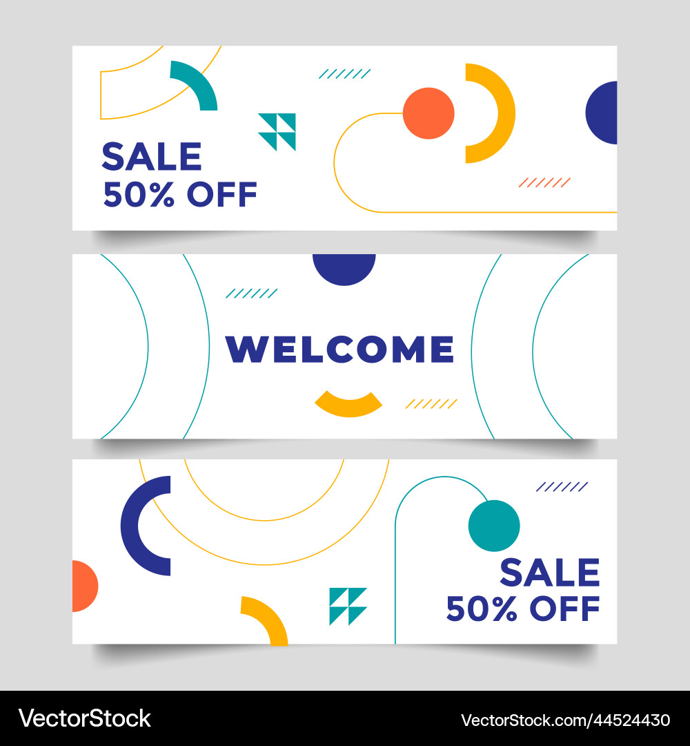 Modern abstract background banner Royalty Free Vector Image
