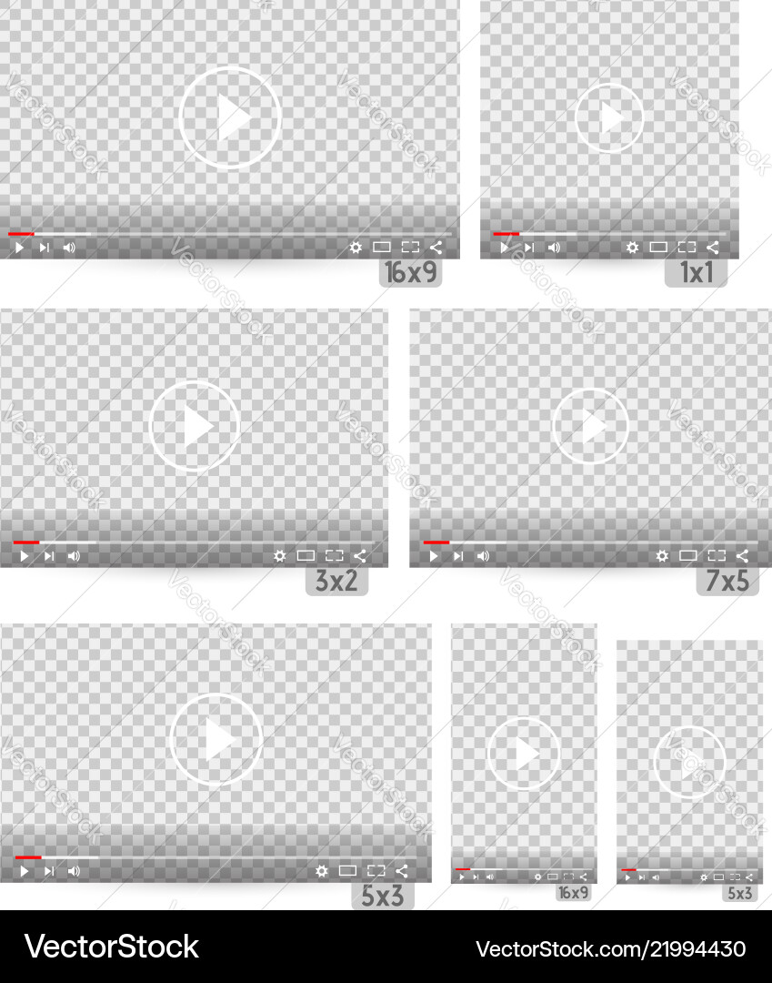 Video frames Royalty Free Vector Image - VectorStock