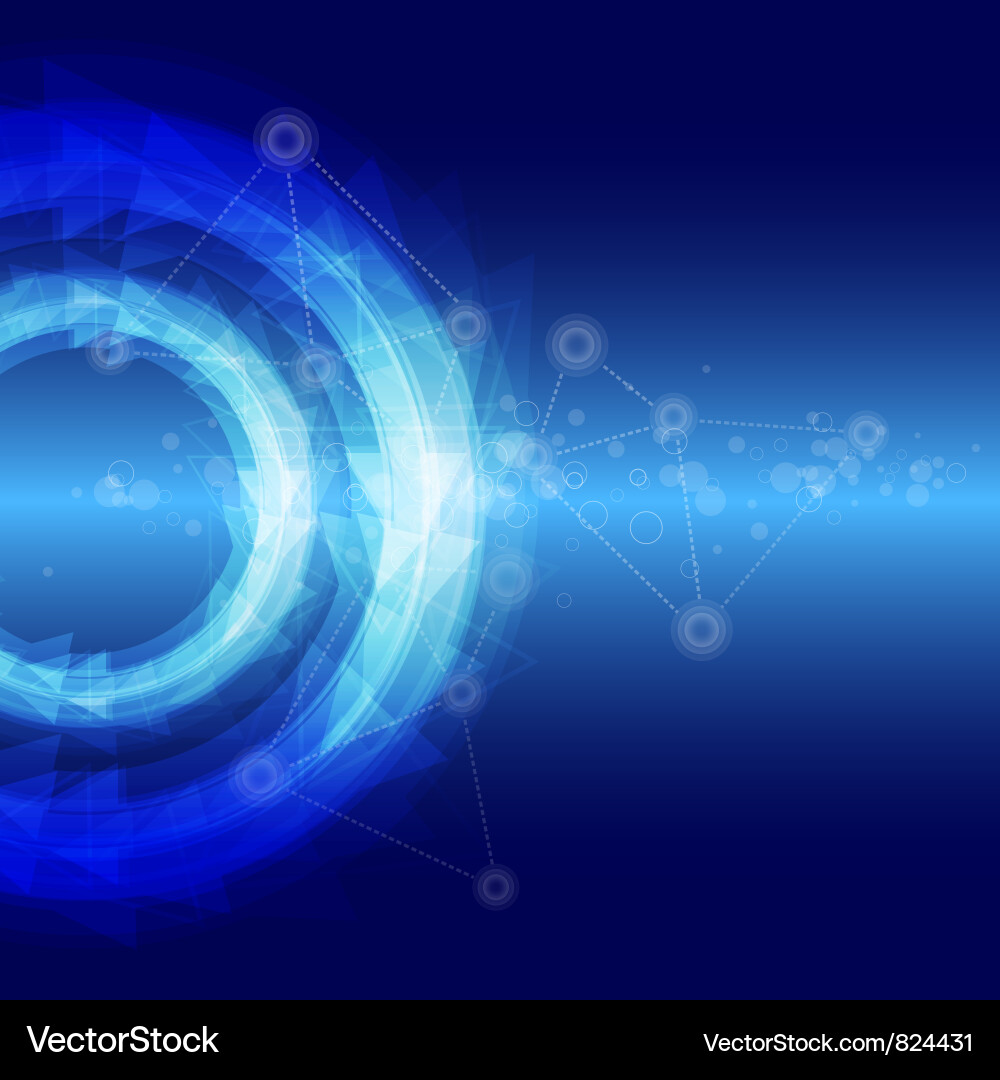 Blue abstract background Royalty Free Vector Image