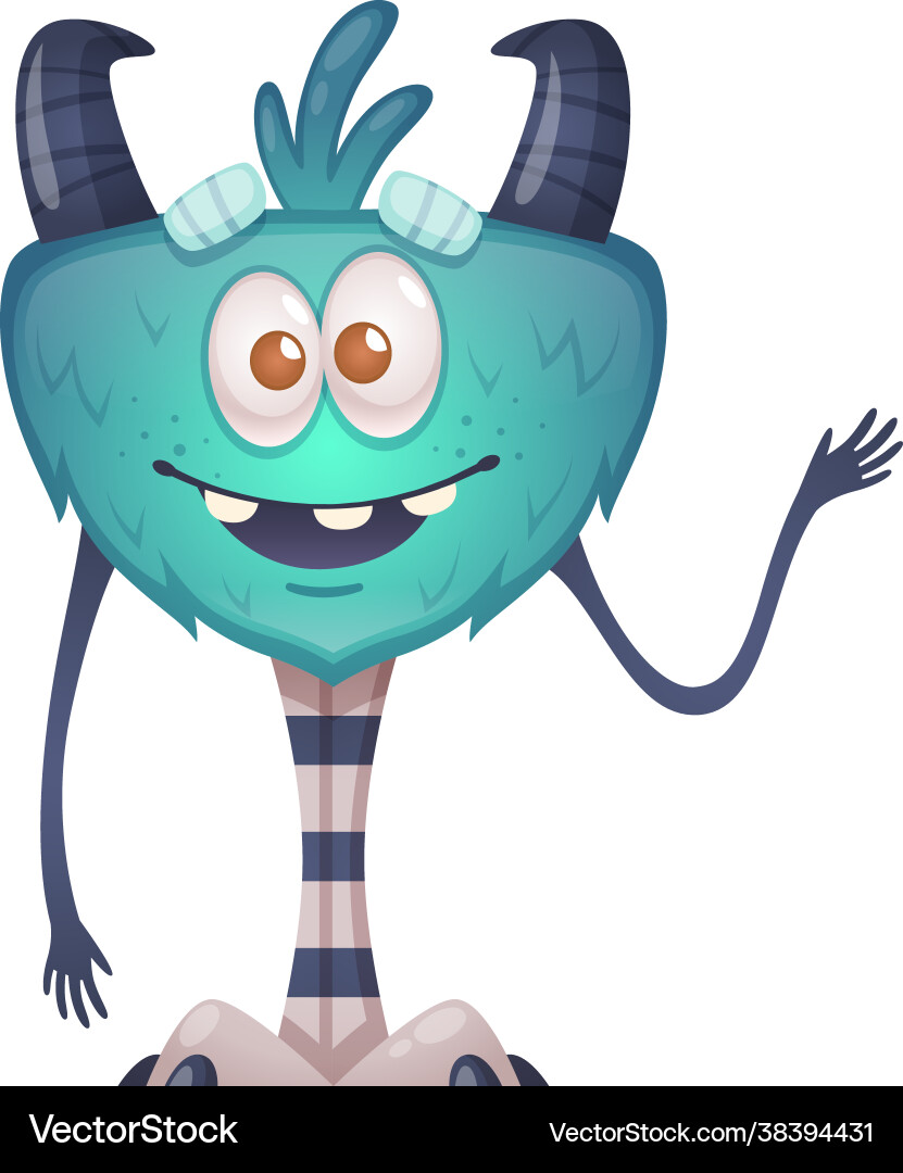 Cartoon monster Royalty Free Vector Image - VectorStock