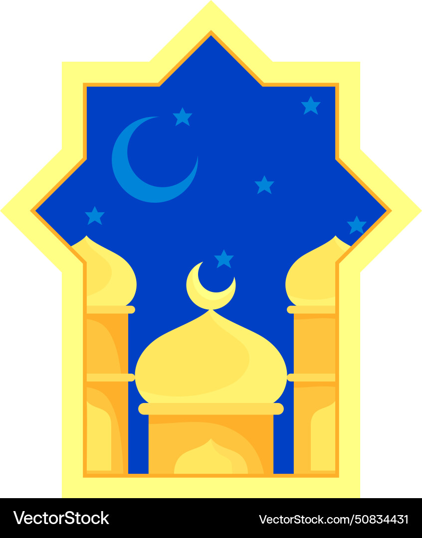Laylat al qadr islamic Royalty Free Vector Image