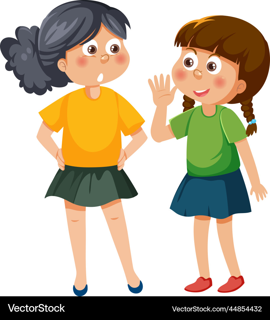 Cartoon Girl Talking