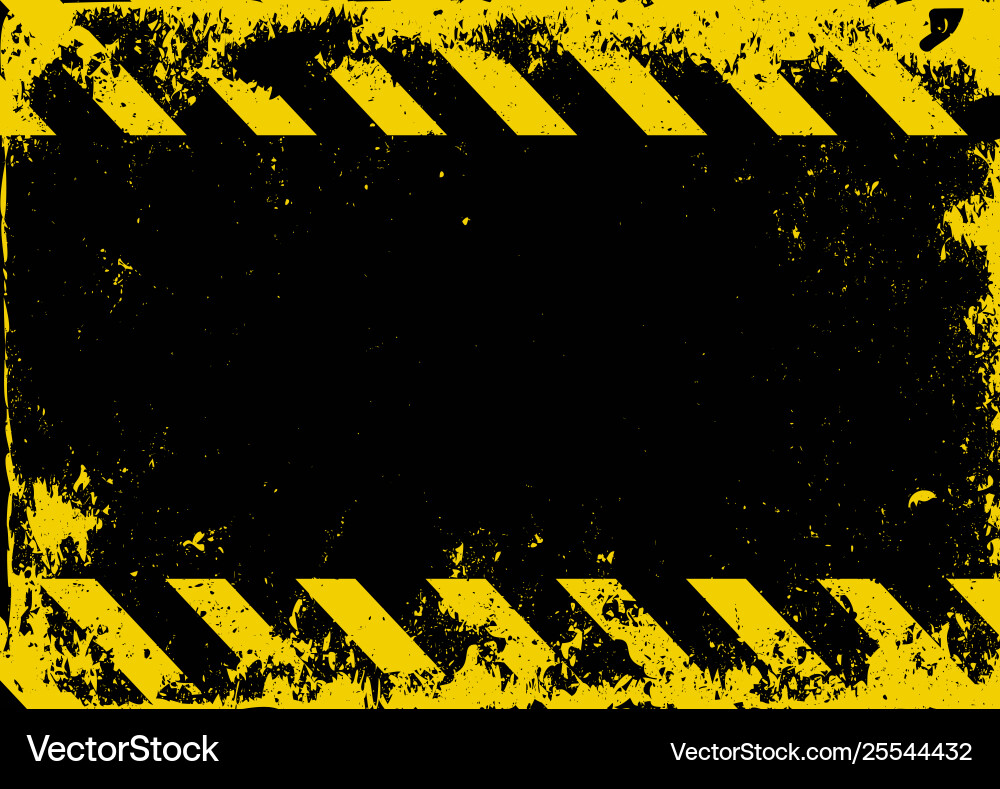 Grunge Danger Warning Tape Background Royalty Free Vector