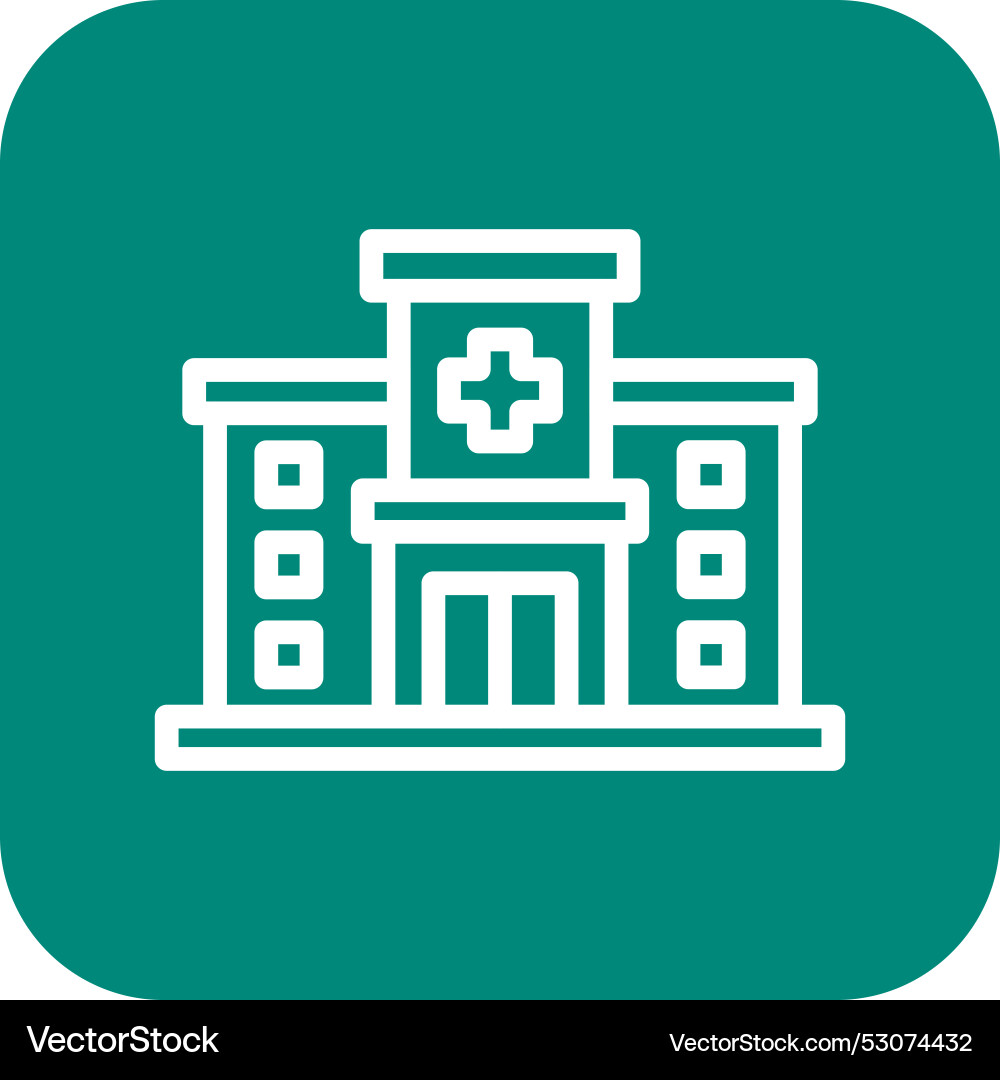 Hospital icon design Royalty Free Vector Image