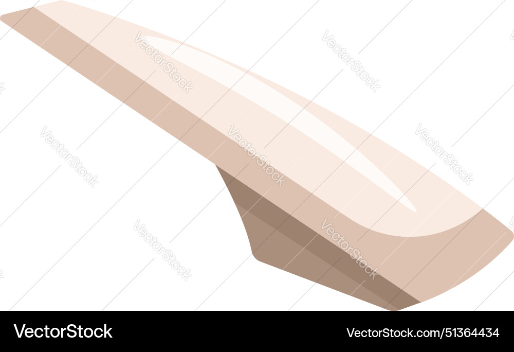 Modern ceramic bathroom sink isolated on white Vector Image