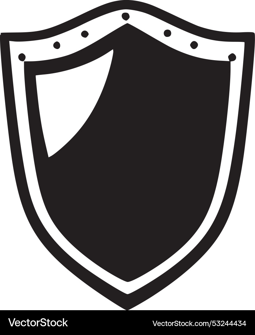Shield - high quality logo - ideal for t-shirt Vector Image