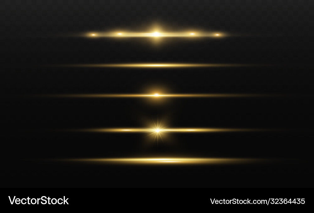 Yellow horizontal line Royalty Free Vector Image