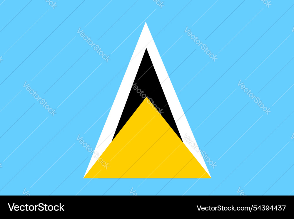 Saint lucia flag pattern background Royalty Free Vector