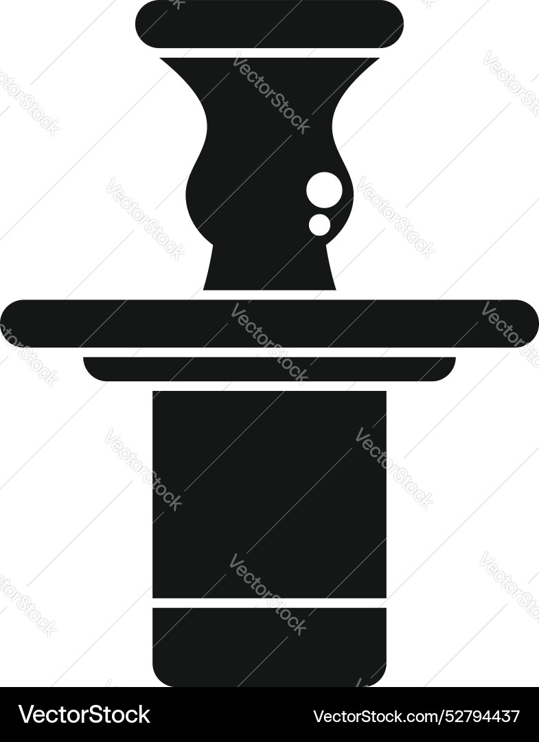 Wasserkühler Icon Bürospender Lizenzfreies Vektorbild