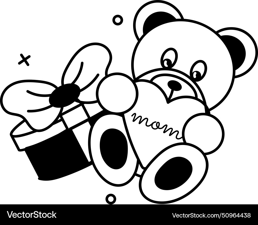 Mom gift Royalty Free Vector Image - VectorStock