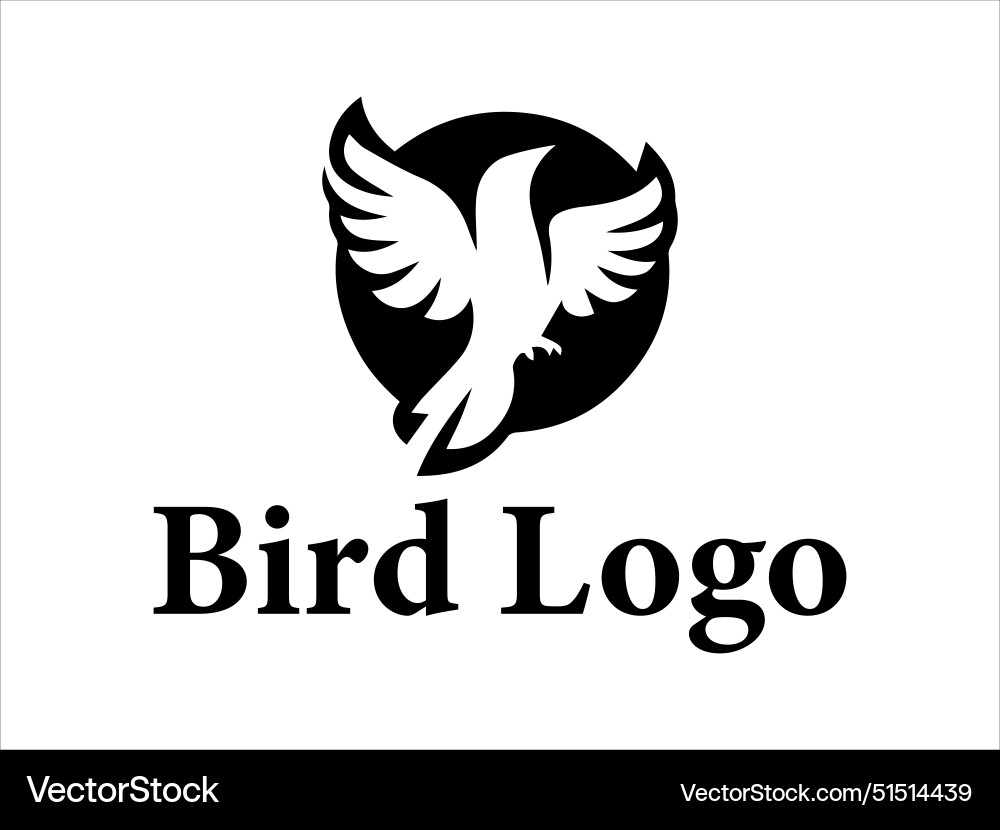 Bird logo Royalty Free Vector Image - VectorStock