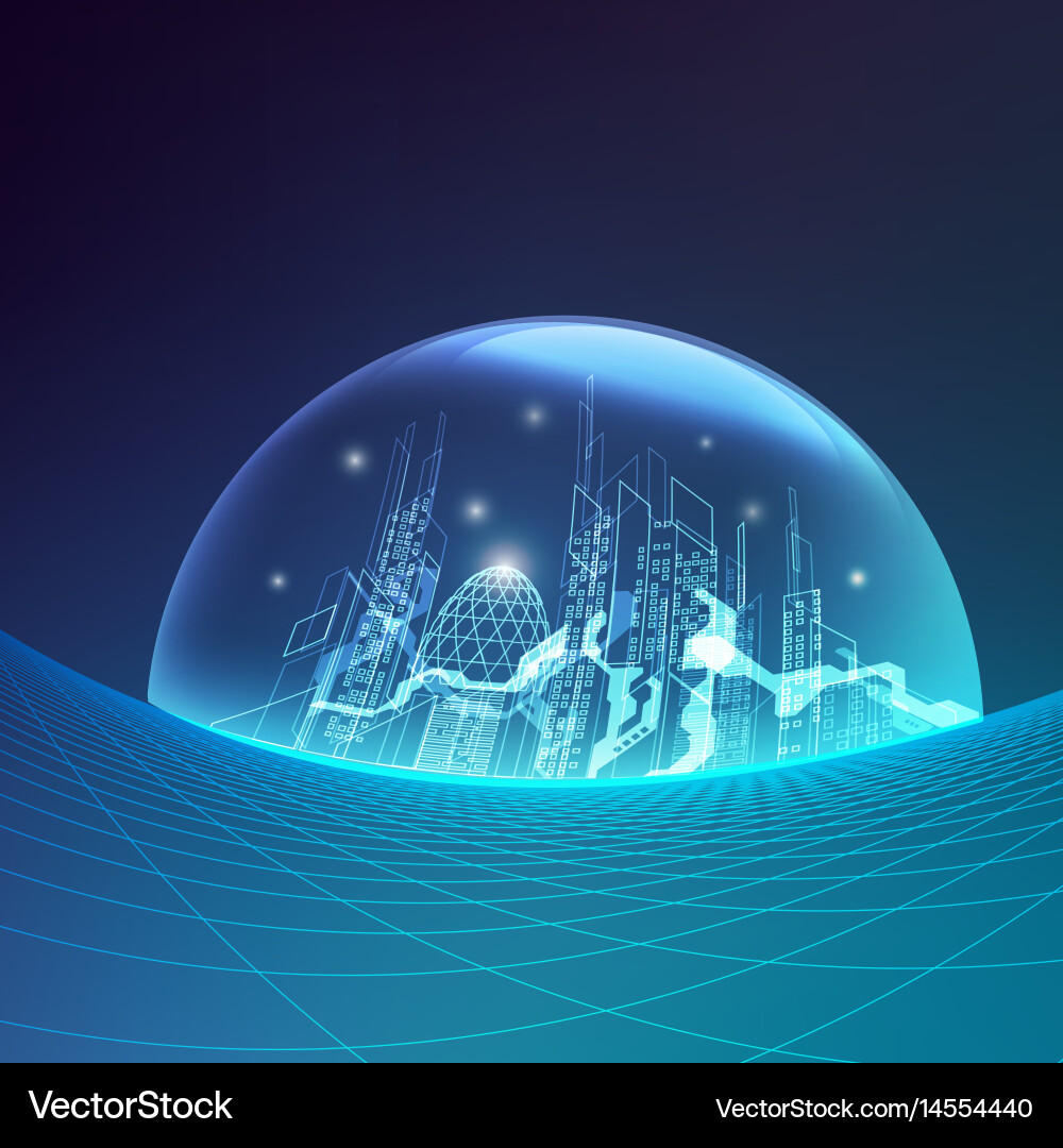 City Royalty Free Vector Image - VectorStock