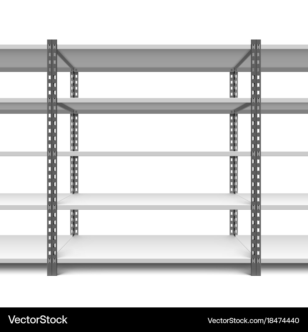 Lagerregale Lizenzfreies Vektorbild - VectorStock