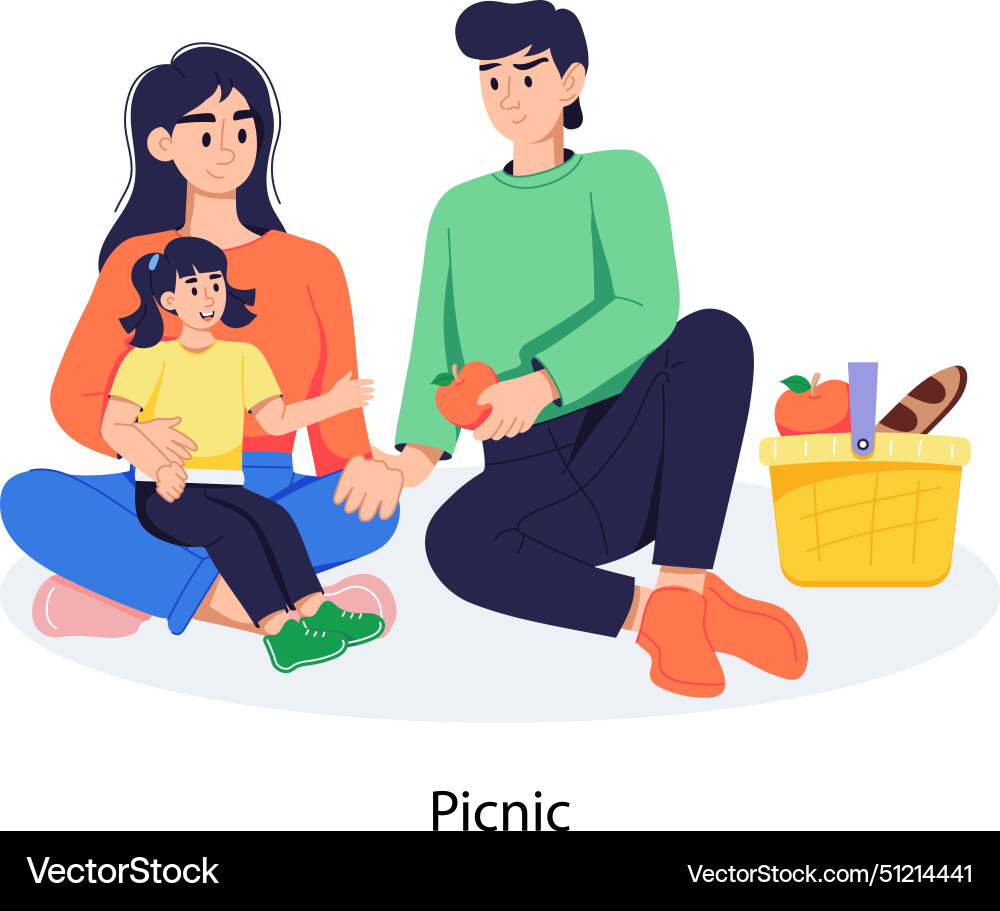 Picnic Royalty Free Vector Image - VectorStock
