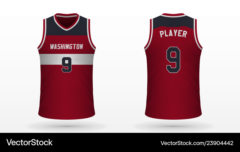 Realistic sport shirt Royalty Free Vector Image