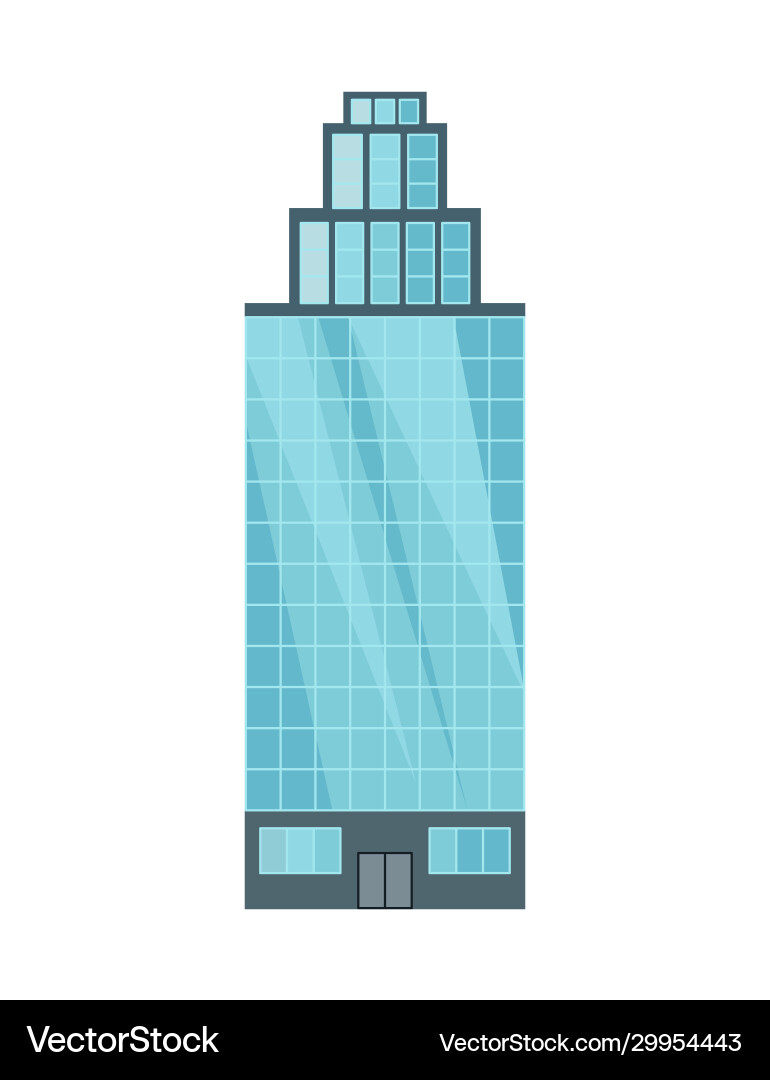 Modern City Skyscraper Royalty Free Vector Image