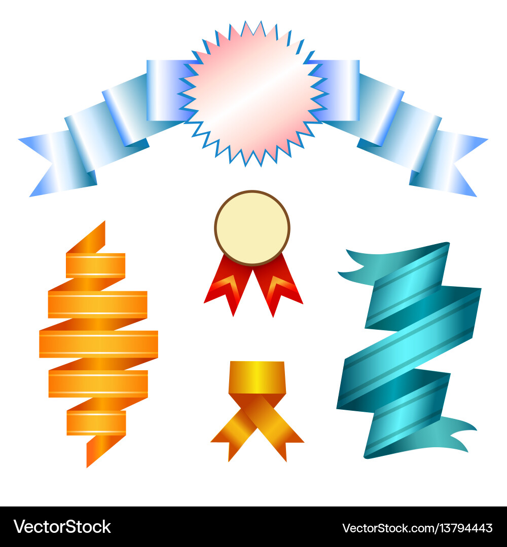 Realistic banners and templates collection Vector Image