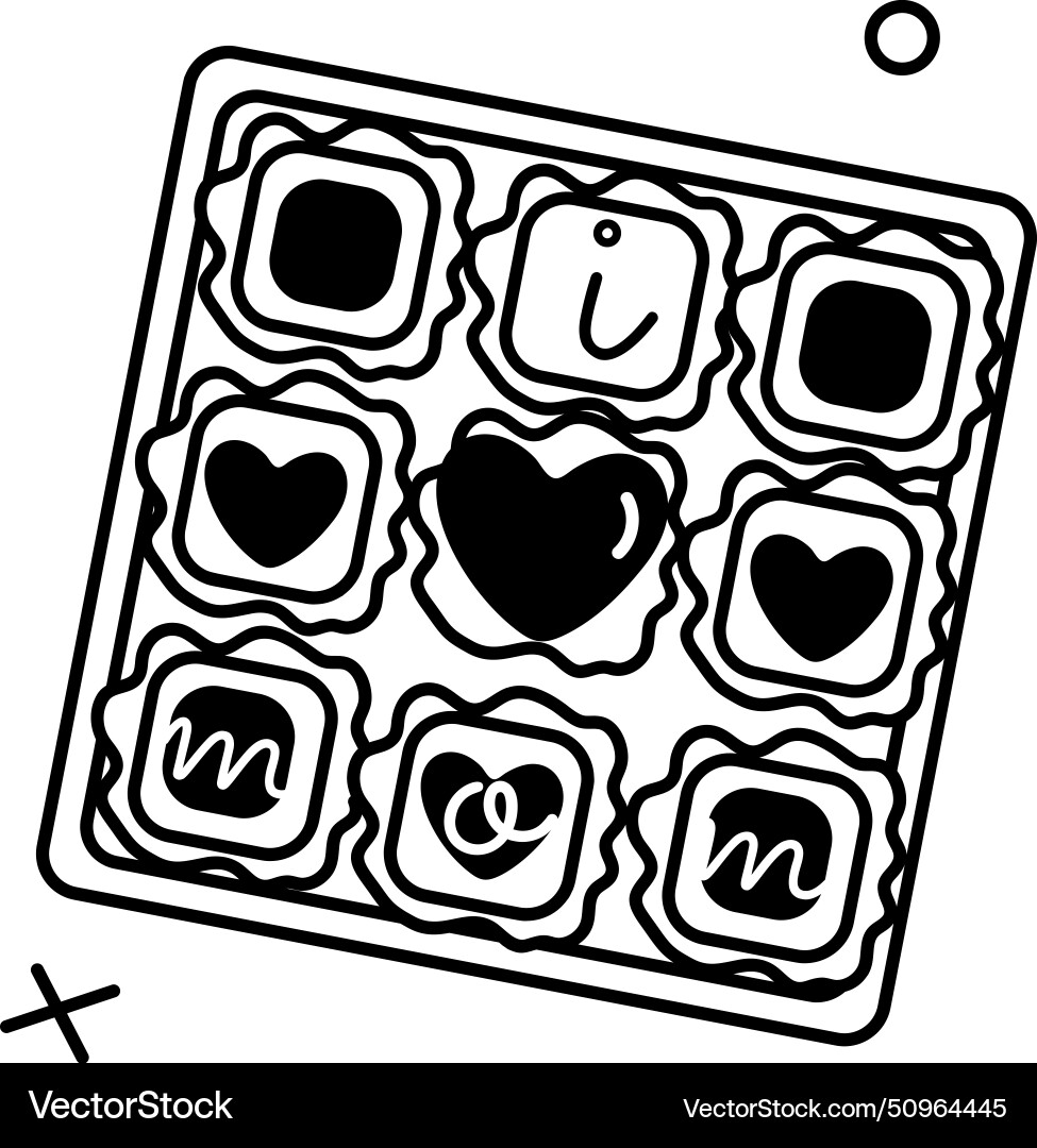 Mom chocolates Royalty Free Vector Image - VectorStock