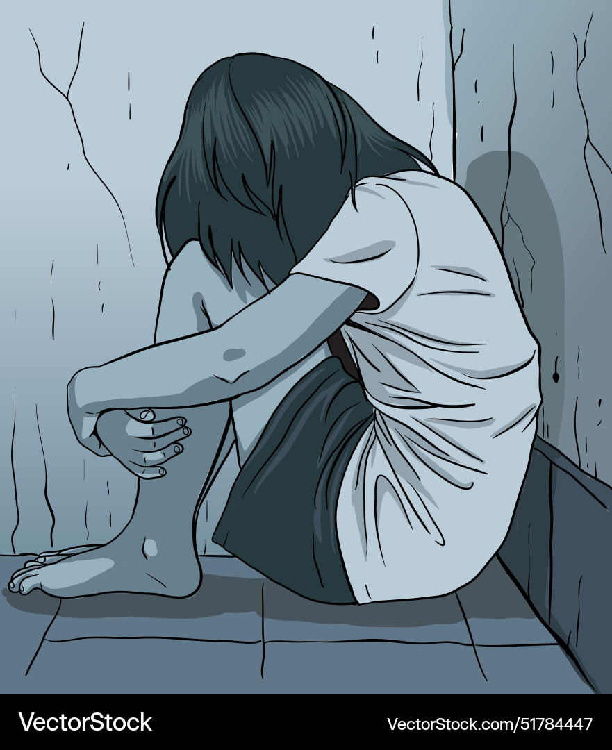 Child abuse Royalty Free Vector Image - VectorStock