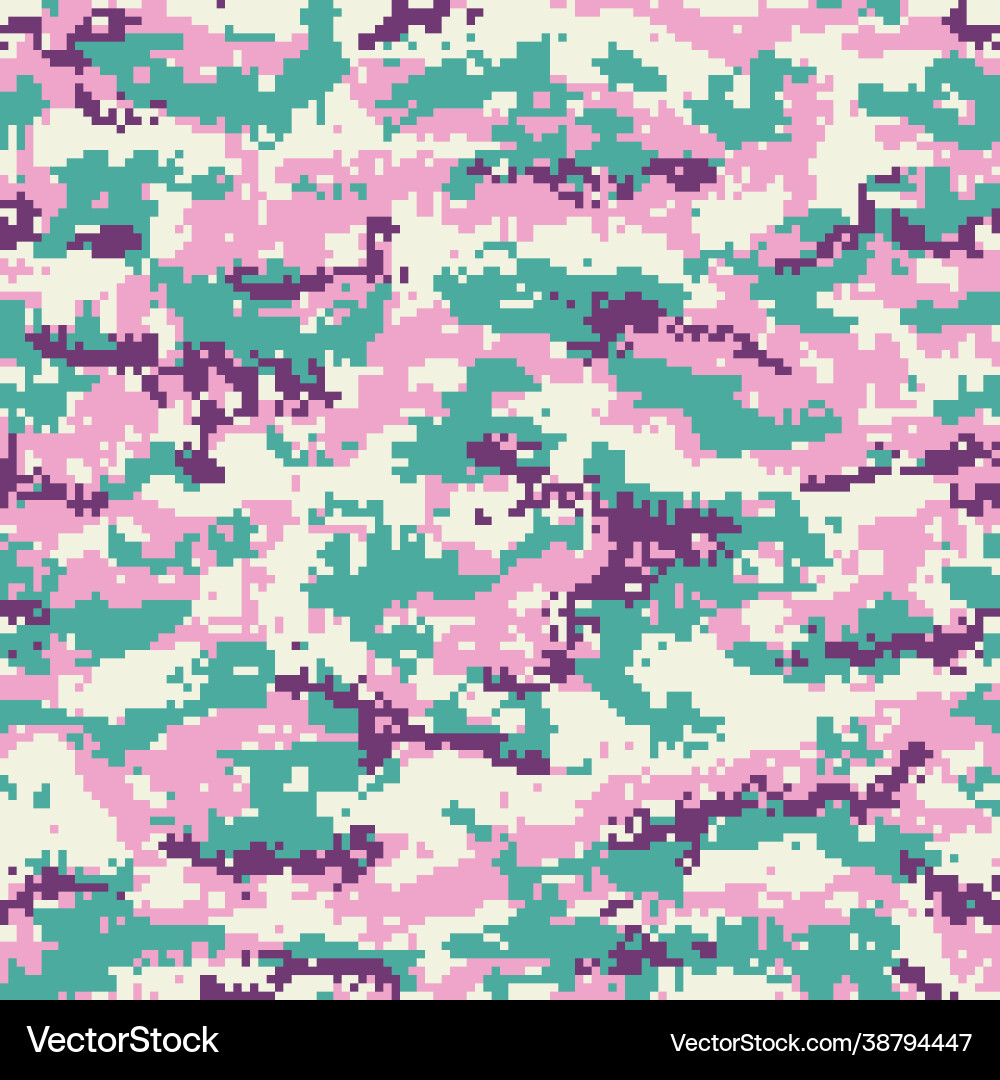 Pixel Camo Pattern Royalty Free Vector Image - VectorStock