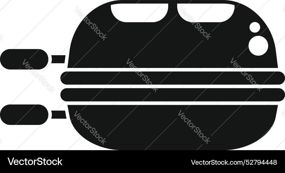Bathyscaphe exploring the depths of ocean Vector Image