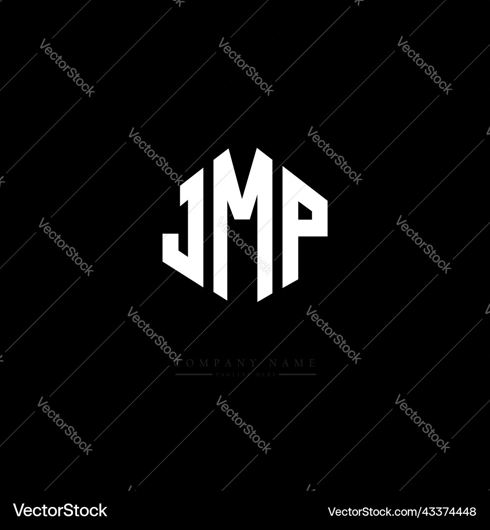 JMP Polygon Logo – Hexagon & Cube Vector Image
