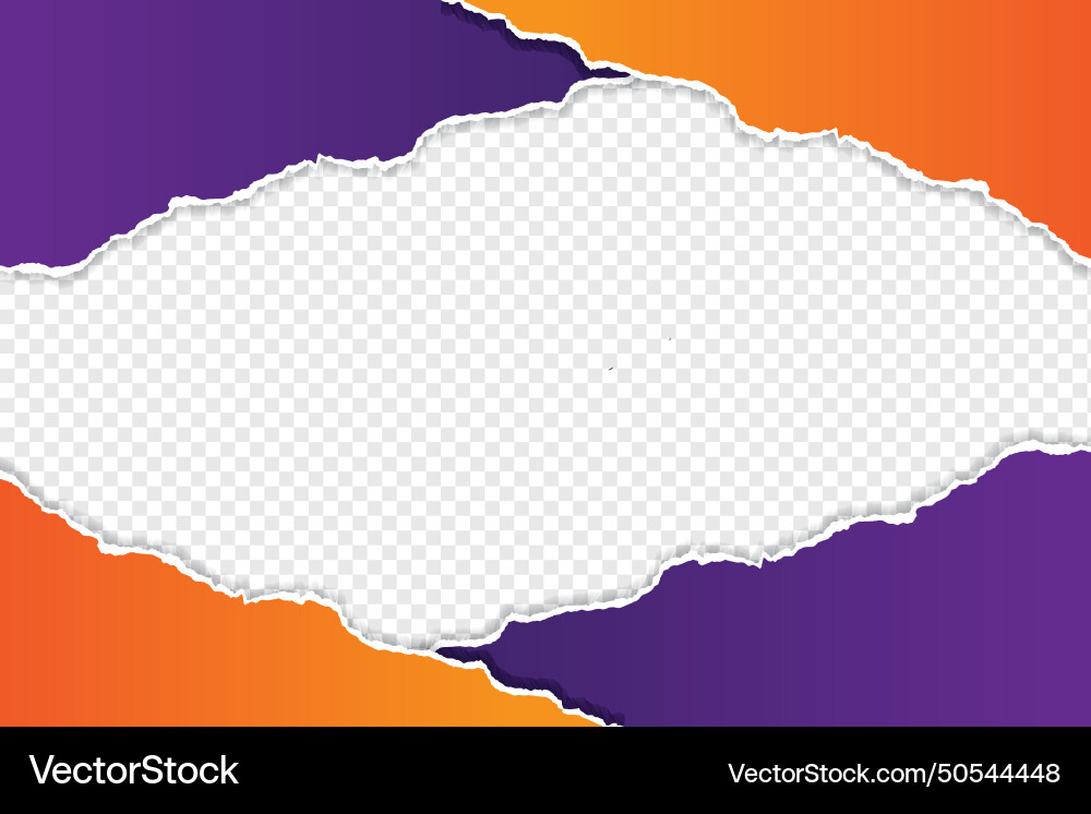 Ripped torn paper sheets corners Royalty Free Vector Image
