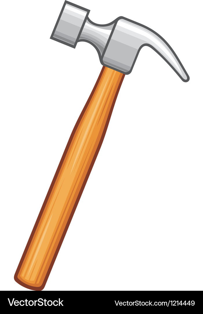 Hammer Tool Royalty Free Vector Image - VectorStock