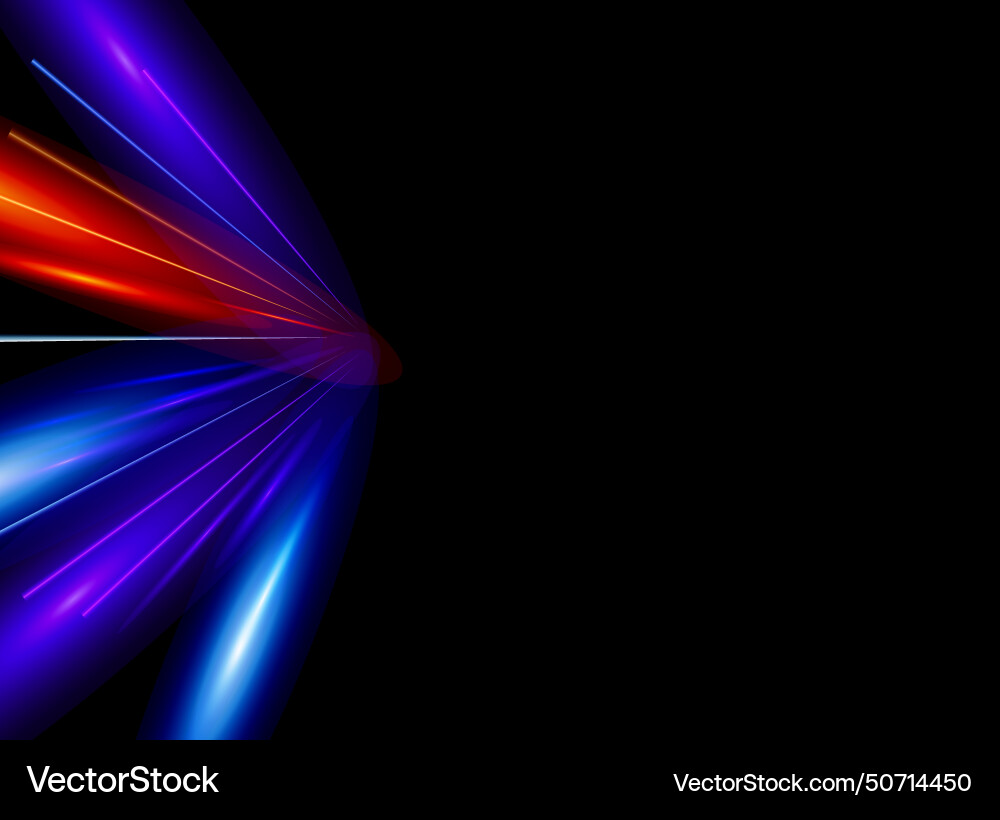 Abstract background of luminous lines neon Vector Image