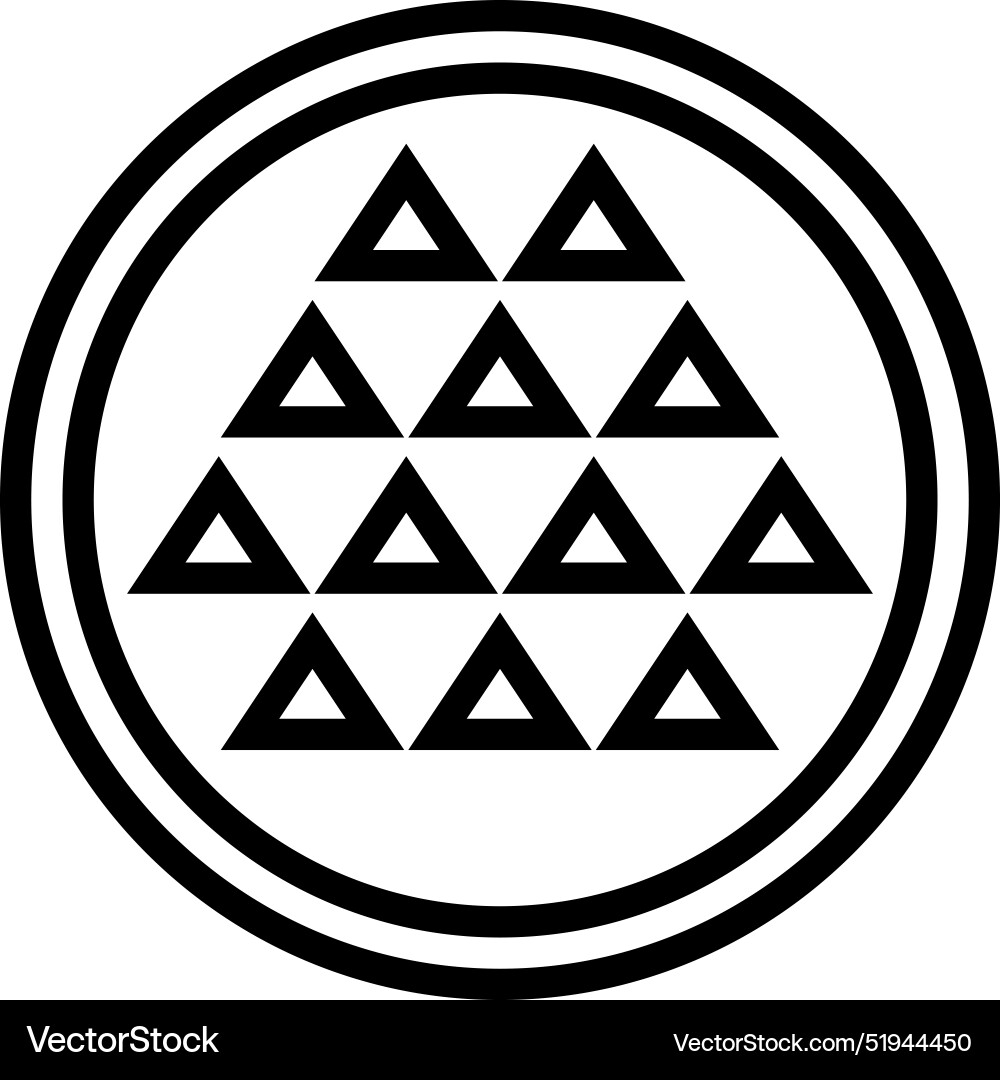 Anti slip label product caution line icon Vector Image