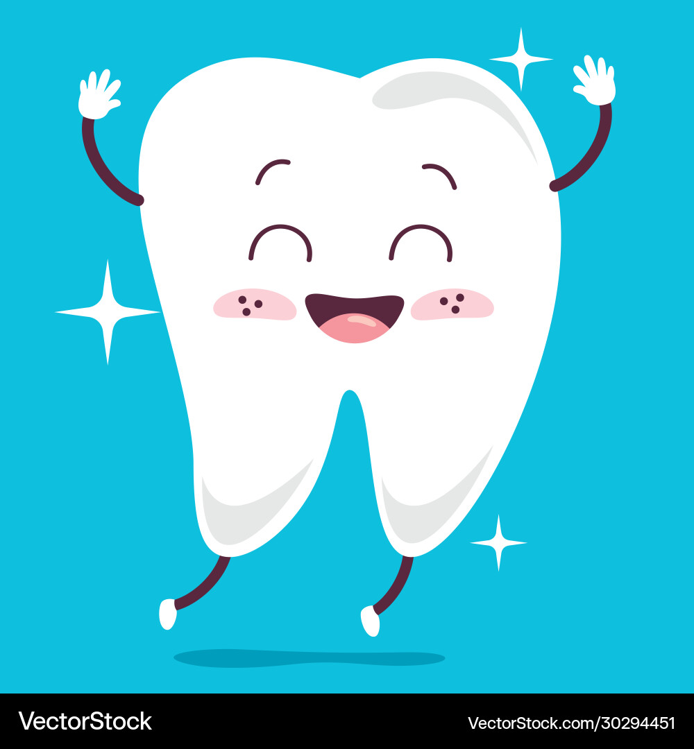 Brushing teeth concept Royalty Free Vector Image