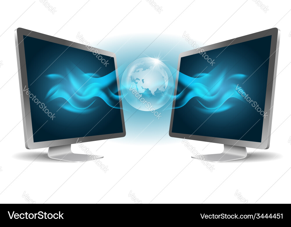 Monitor Royalty Free Vector Image - VectorStock