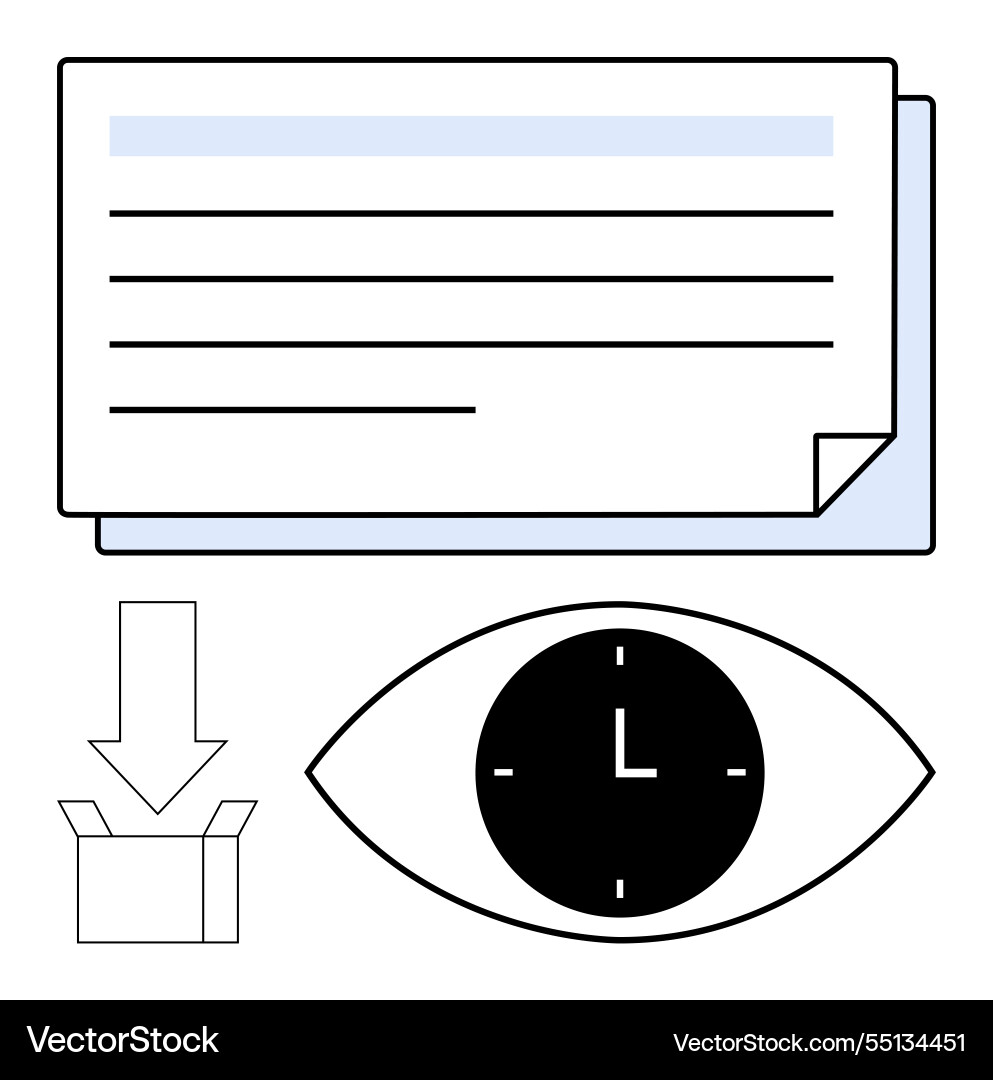 Task management with deadlines delivery Royalty Free Vector