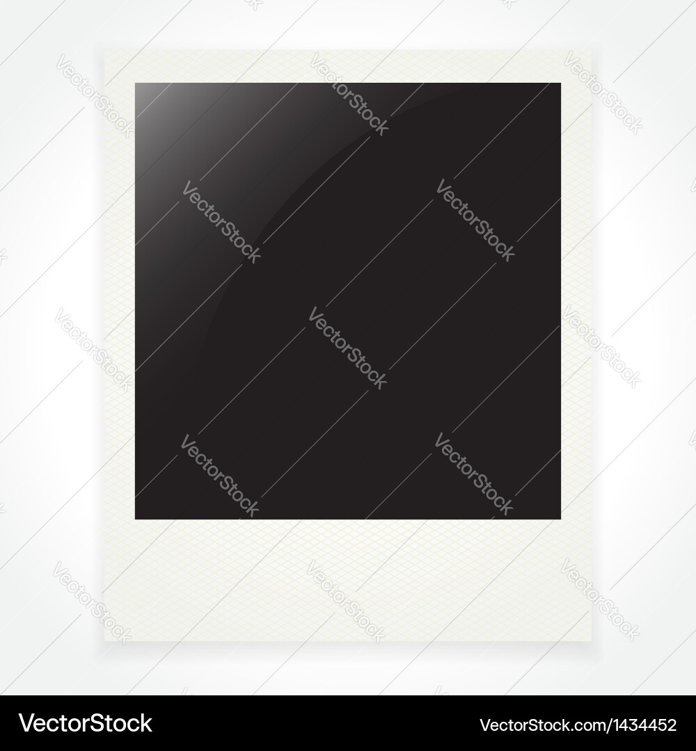 Polaroid photo frame Royalty Free Vector Image