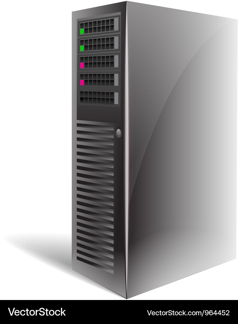 Server Rack Interior – Royalty-Free Vector | VectorStock