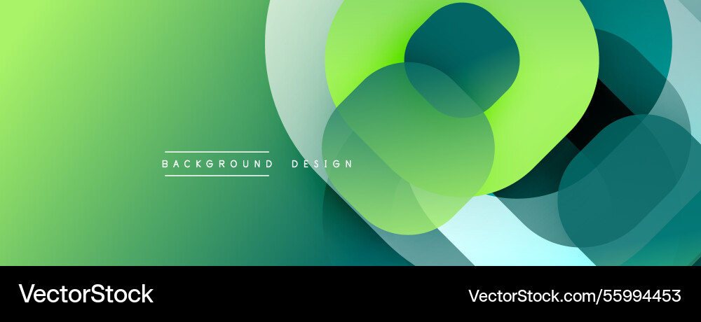 Abstract background with layered translucent Vector Image