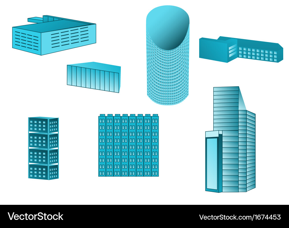 Modern Skyscraper Royalty Free Vector Image - VectorStock