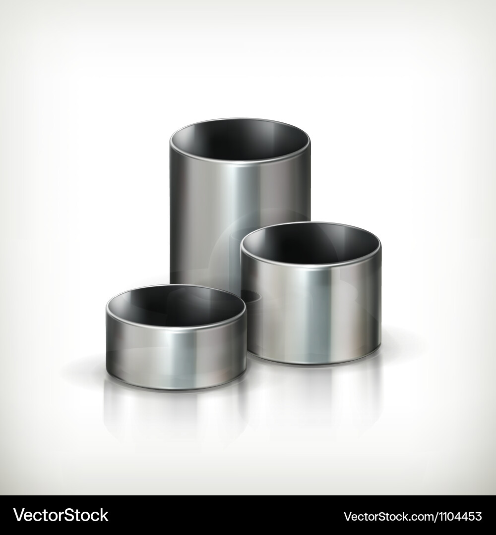 Steel pipes Royalty Free Vector Image - VectorStock