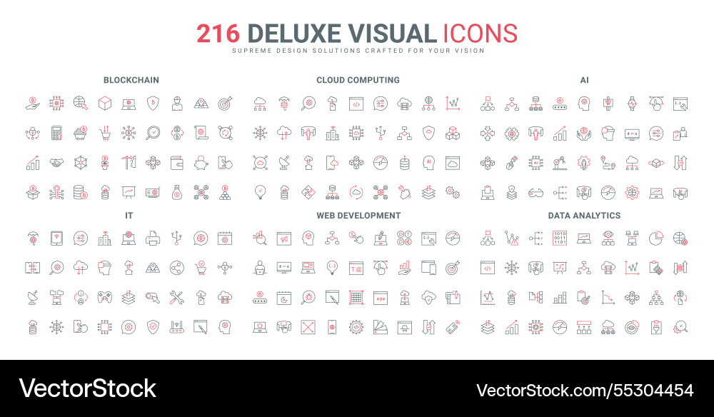 Cloud computing ai automation web design Vector Image