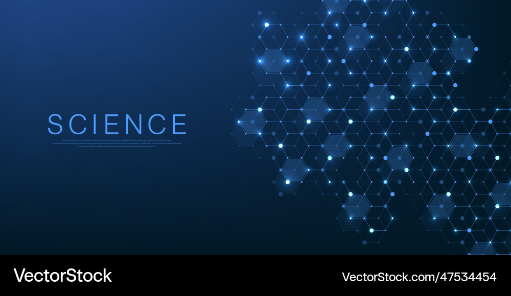 Technology abstract lines and dots connect Vector Image