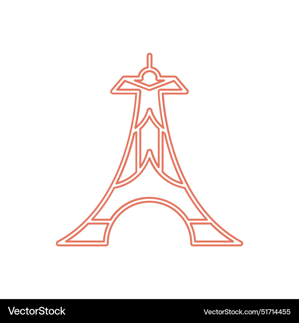 Eiffel tower logo Royalty Free Vector Image - VectorStock