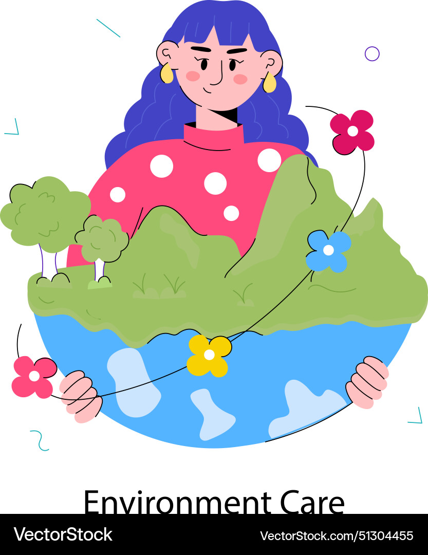 Environment care Royalty Free Vector Image - VectorStock