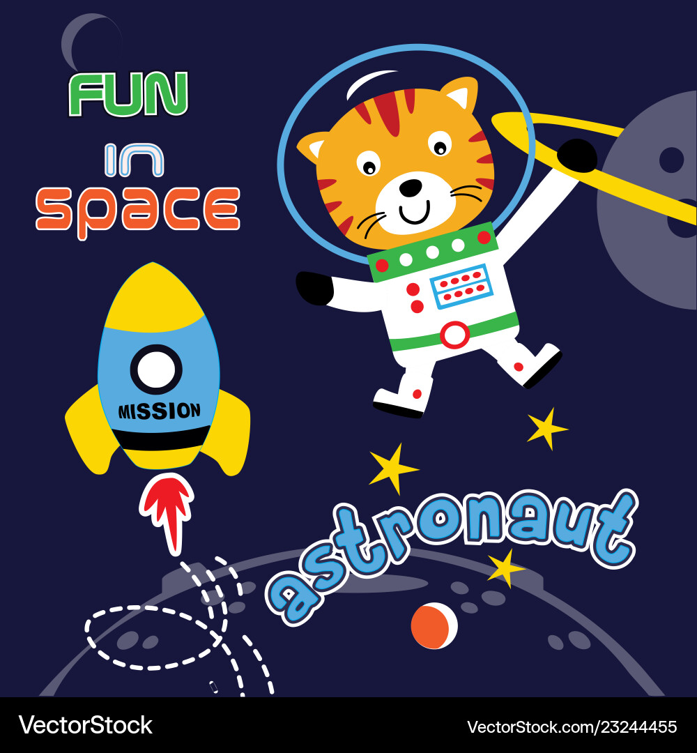 Funny animal cartoon Royalty Free Vector Image