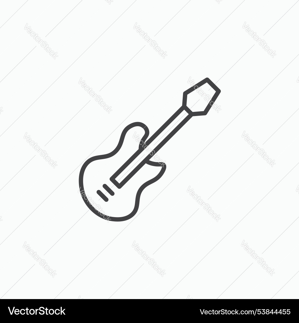 Guitar icon set Royalty Free Vector Image - VectorStock