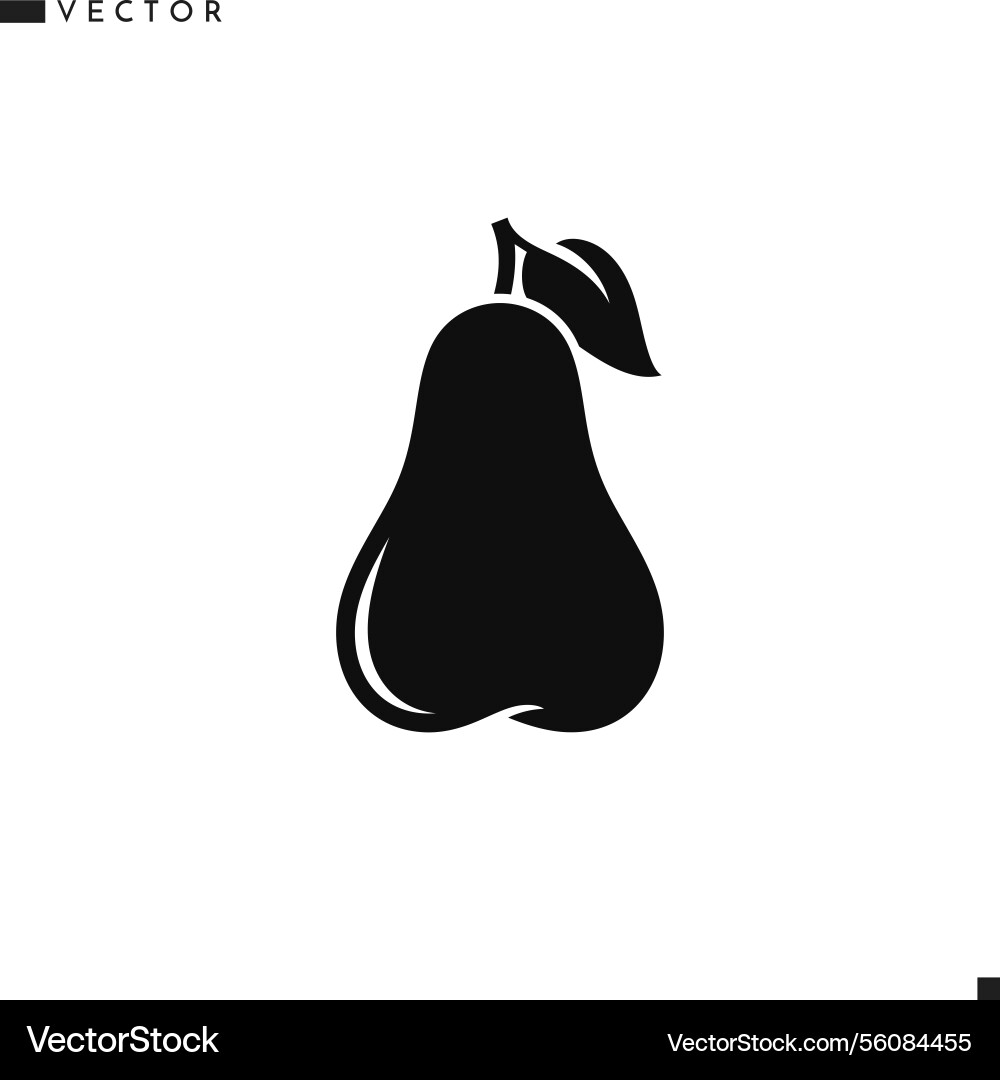 Pear icon Royalty Free Vector Image - VectorStock