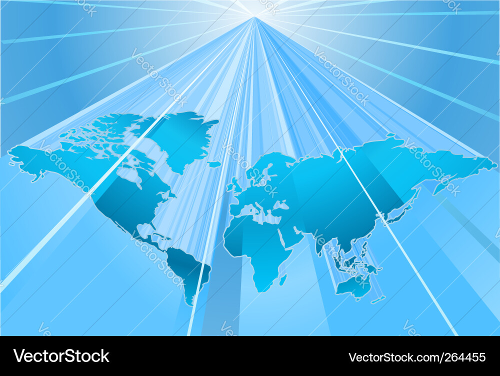 World map background Royalty Free Vector Image