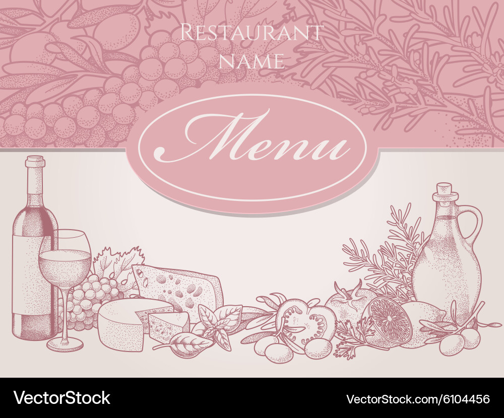 Restaurant menu Royalty Free Vector Image - VectorStock