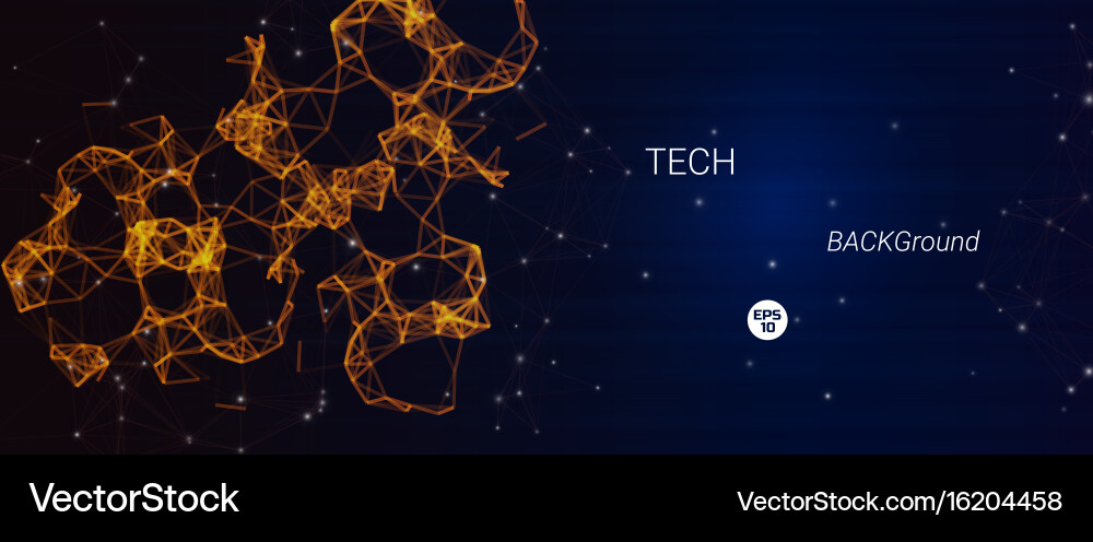 Technological banner Royalty Free Vector Image