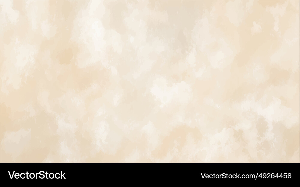 Watercolor art beige background light Royalty Free Vector